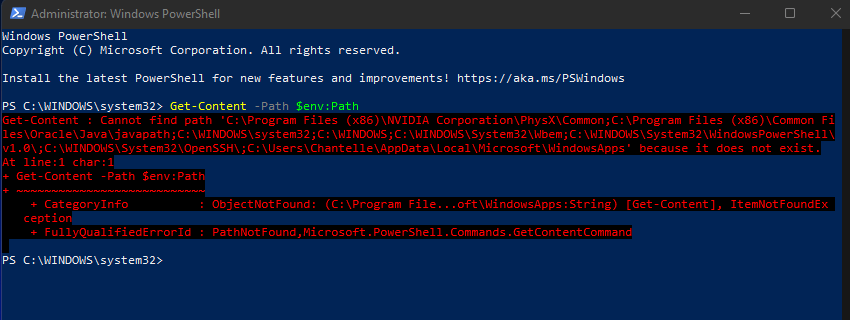 The Term Is Not Recognized As The Name Of A Cmdlet Function Script